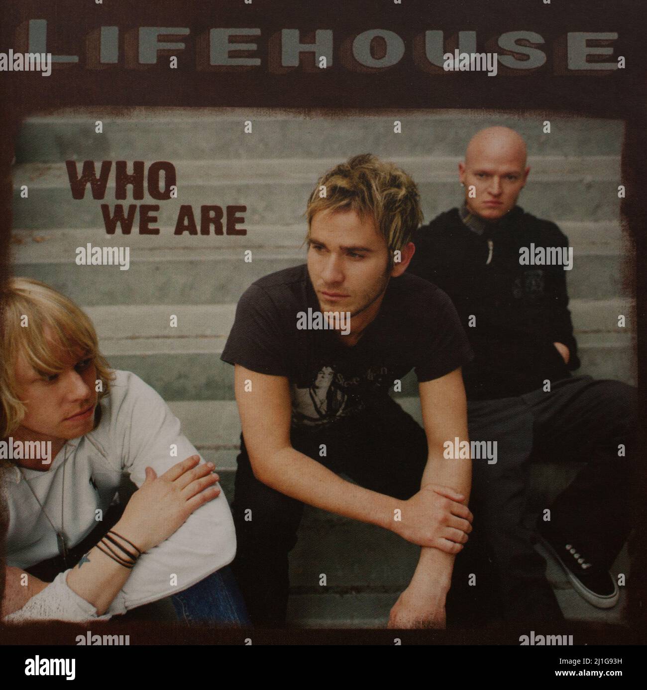 The Cd album cover to Who we are by Lifehouse Stock Photo - Alamy