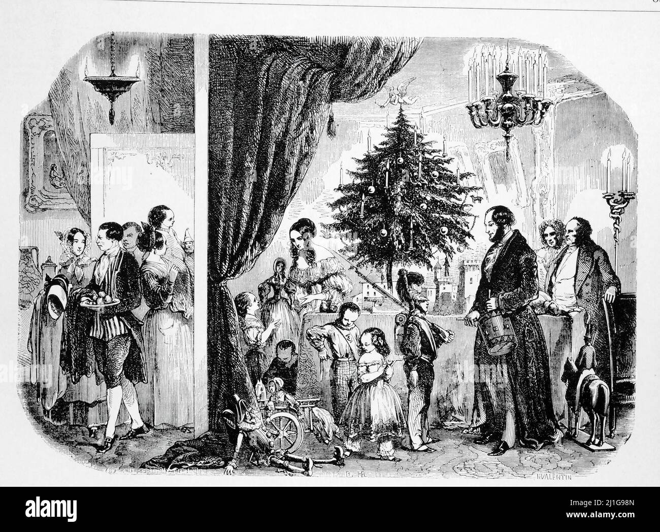 Eng translation : " The Christbaum, or Christmas tree, in Germany ...