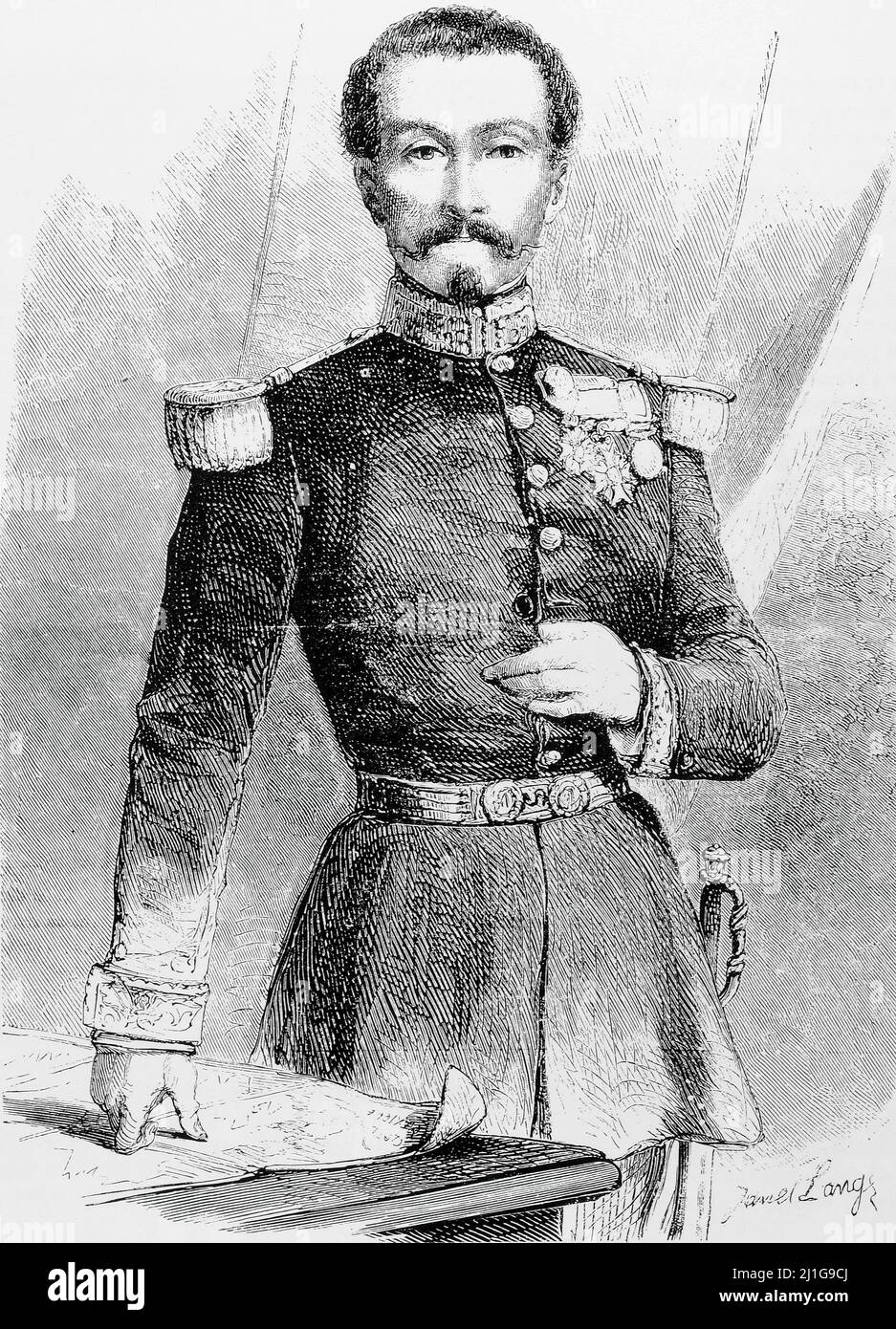 GÉNERAL DE LORENCEZ, COMMANDANT DES TROUPES FRANÇAISES DE L EXPÉDITION ...
