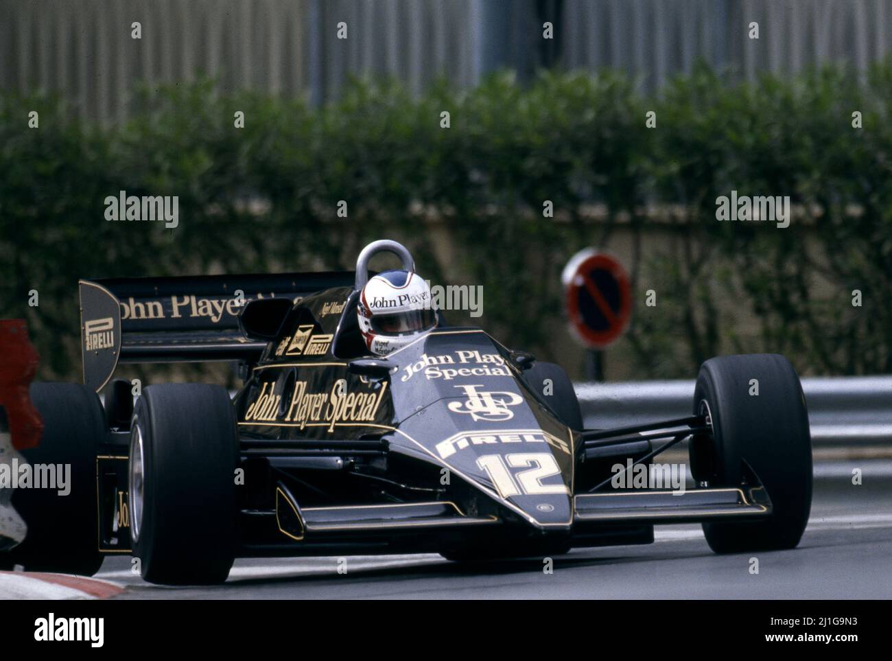 Nigel Mansell (GBR) Lotus 92 Ford Cosworth Stock Photo - Alamy