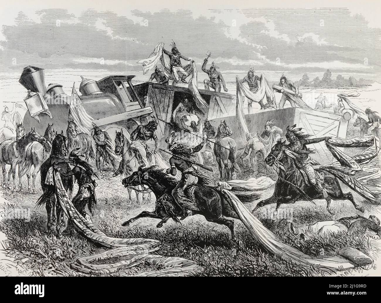 Pillage train hi-res stock photography and images - Alamy