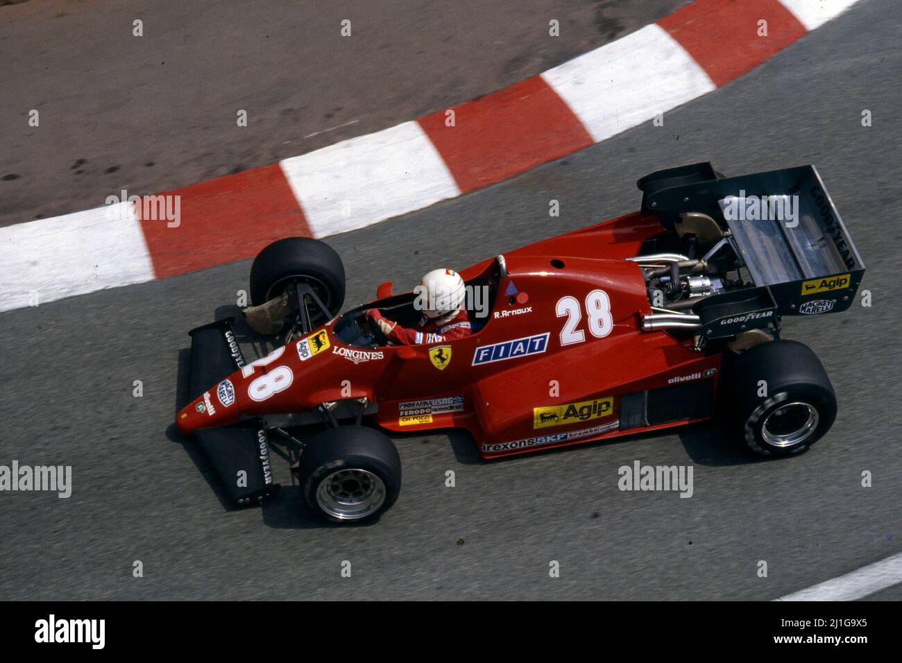 Rene' Arnoux (FRA) Ferrari 126 C2B Stock Photo - Alamy