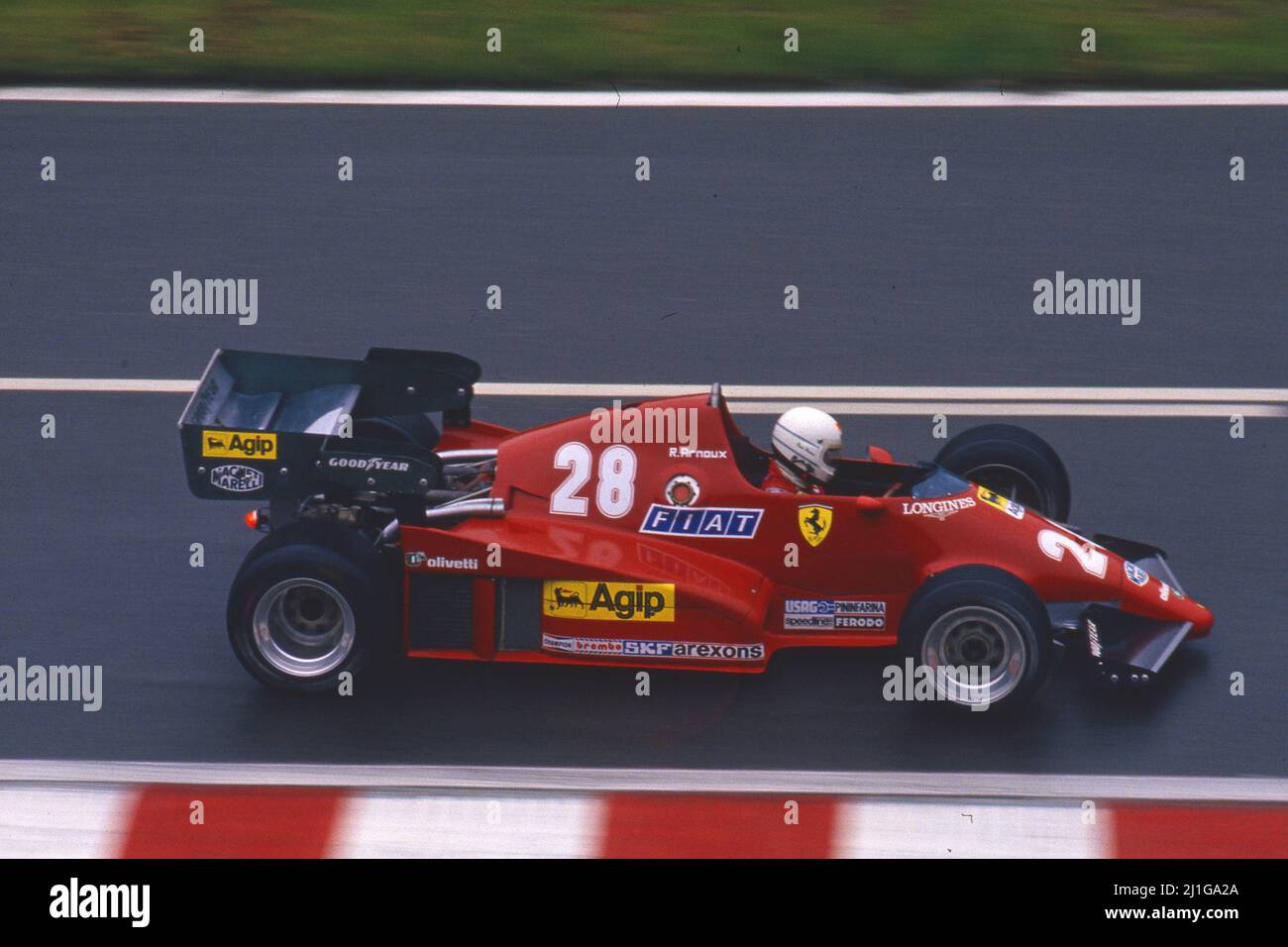 Rene'Arnoux (FRA) Ferrari 126 C3 Stock Photo - Alamy