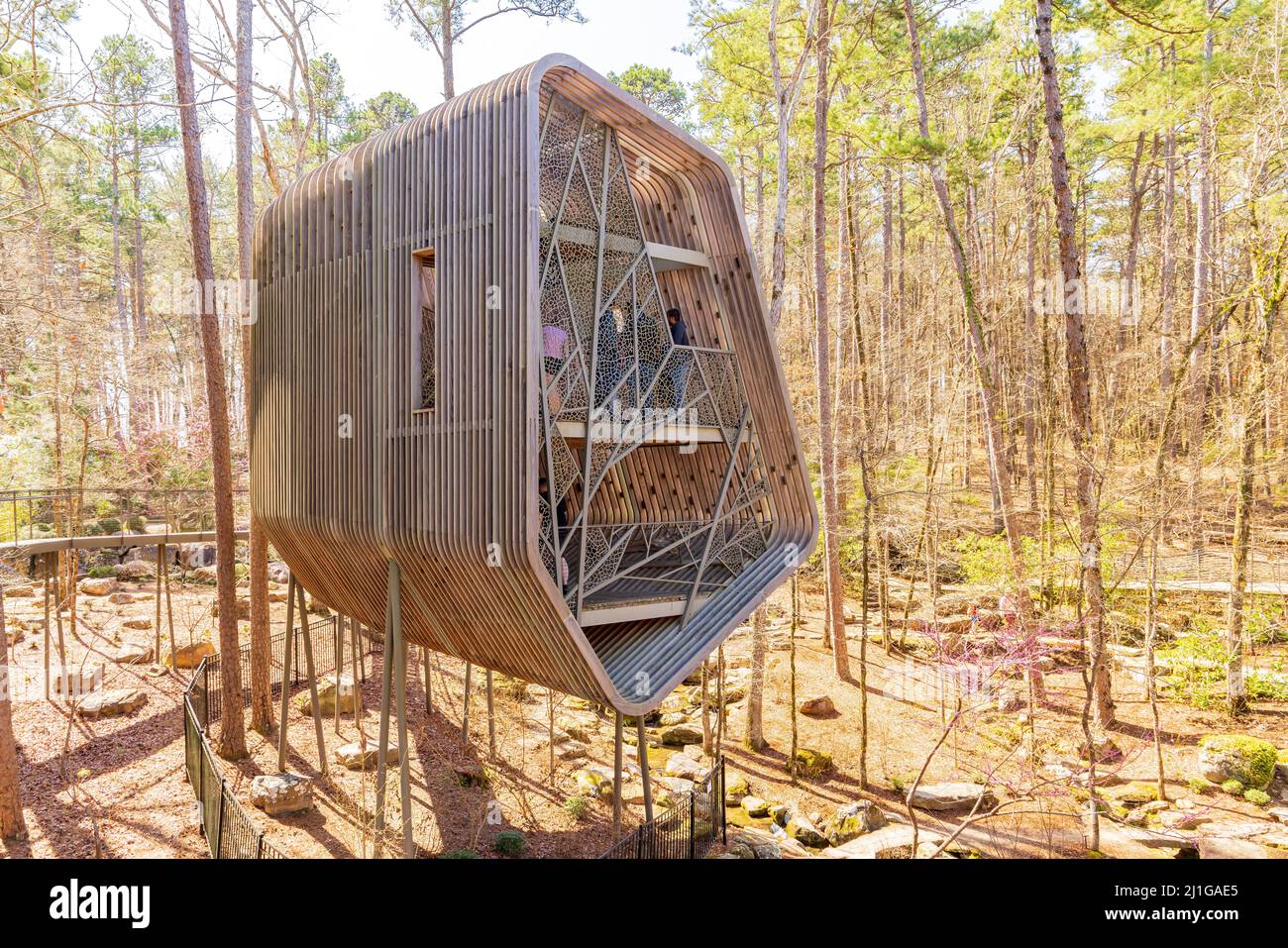 Garvan Woodland Gardens Childrens Garden Treehouse Hot Springs