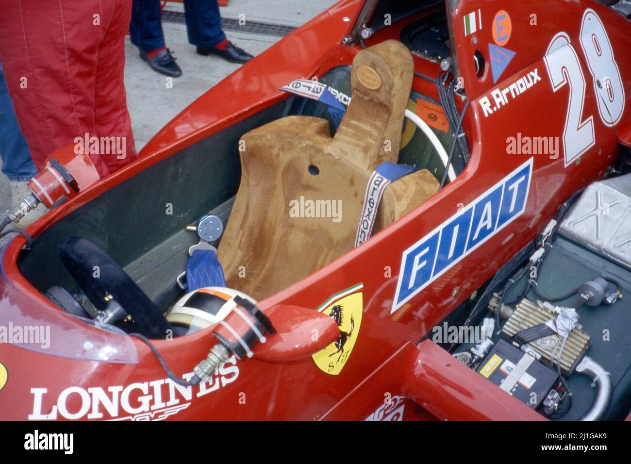 Ferrari 126 C3 cockpit Stock Photo - Alamy