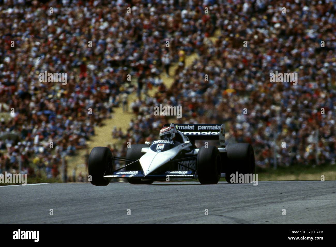 Nelson Piquet (BRA) Brabham BT 52B Bmw 3rd position Stock Photo - Alamy