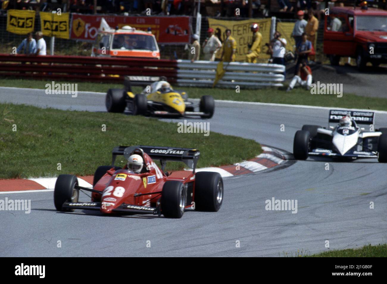 Rene'Arnoux (FRA) Ferrari 126 C3 2nd position Stock Photo - Alamy