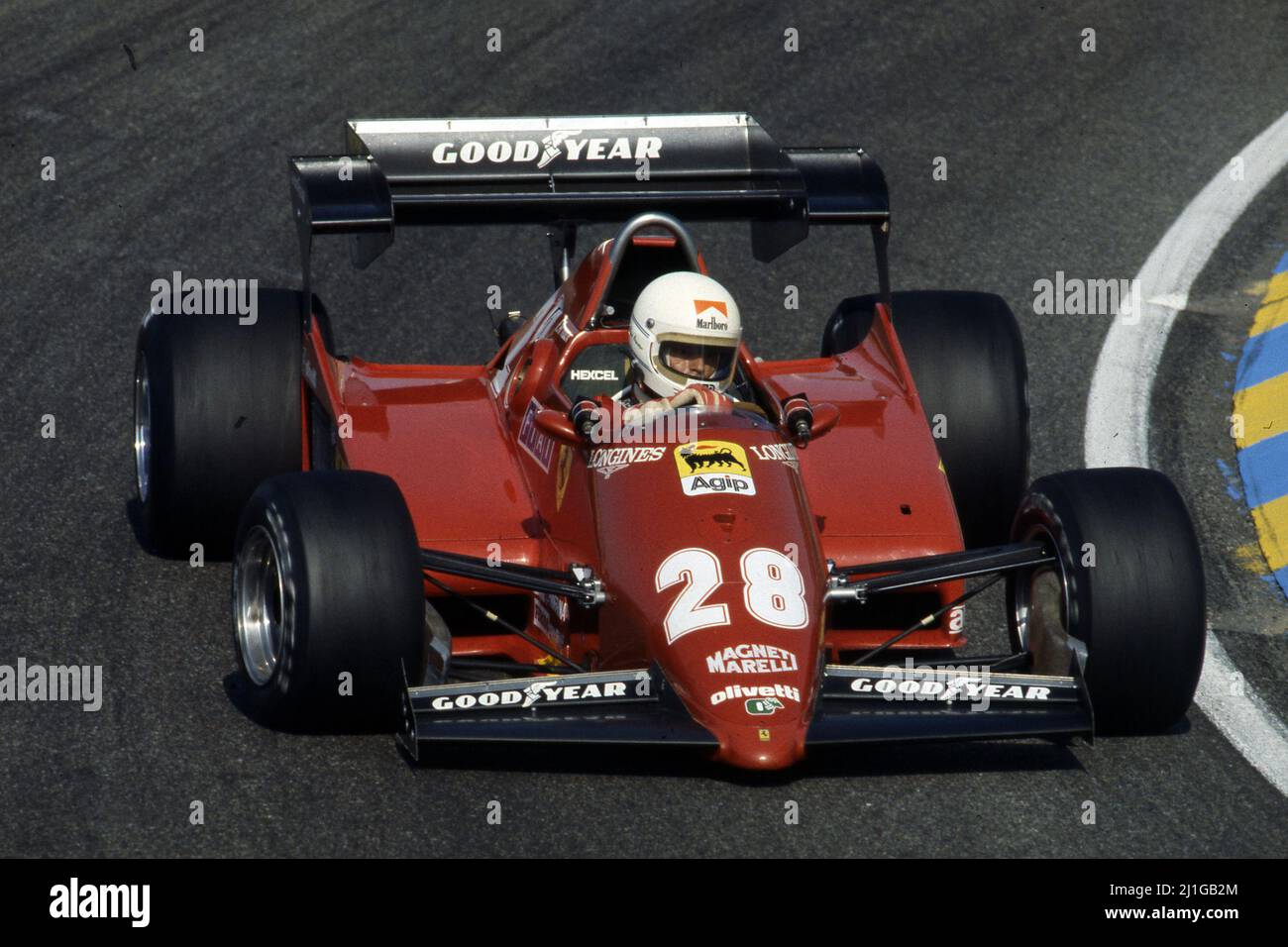 Rene Arnoux (FRA) Ferrari 126 C3 1st position Stock Photo - Alamy