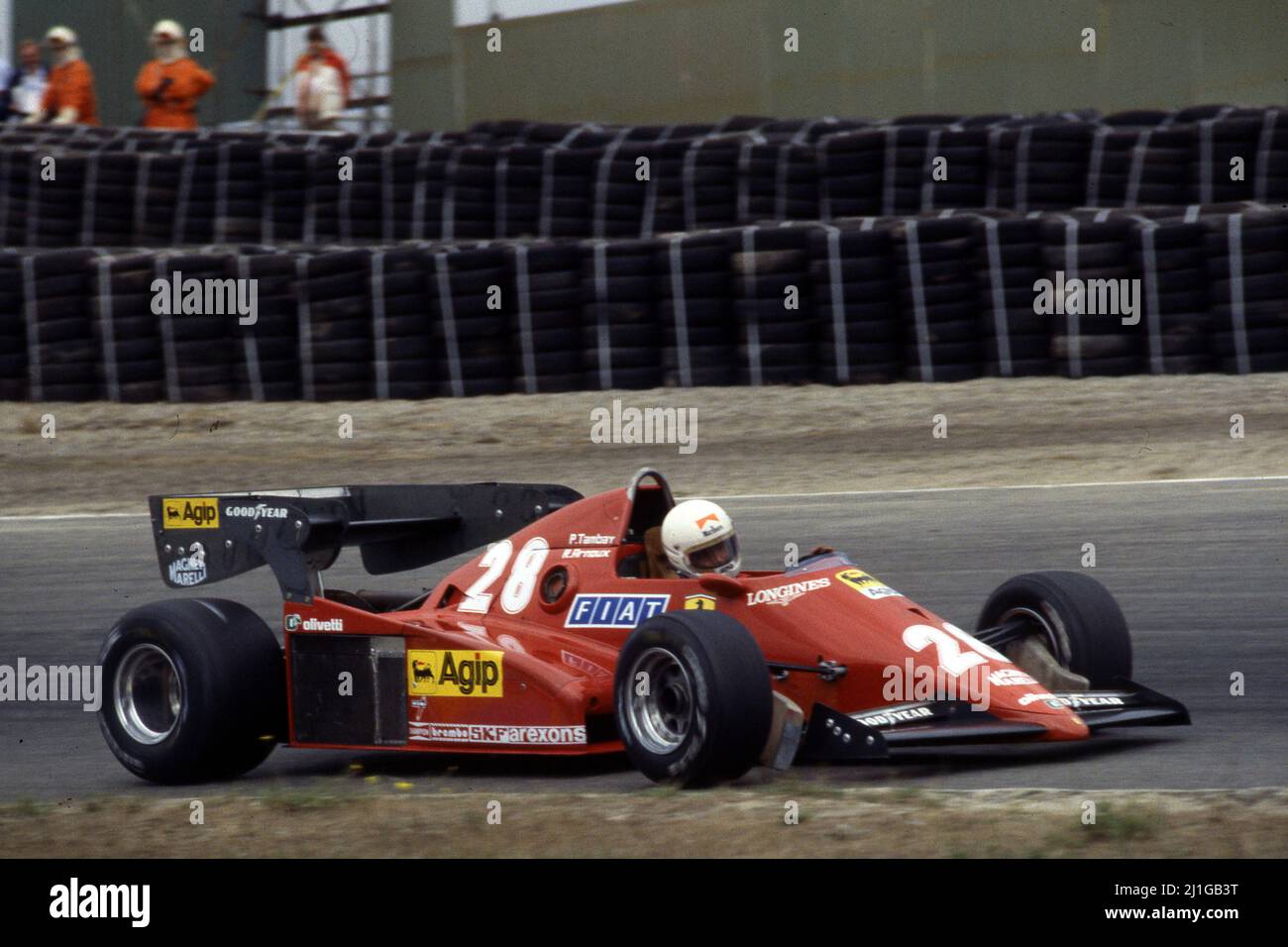 Rene Arnoux (FRA) Ferrari 126 C3 1st Stock Photo - Alamy