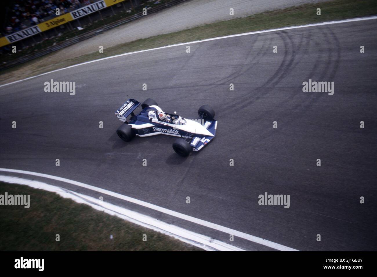 Nelson Piquet (BRA) Brabham BT 52B Bmw 1st position Stock Photo - Alamy