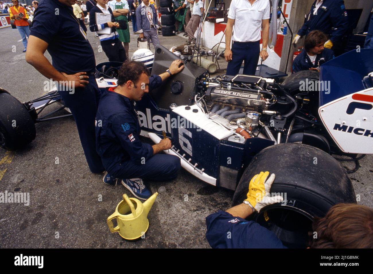 Riccardo Patrese (ITA) Brabham BT 52B Bmw Engine Stock Photo - Alamy