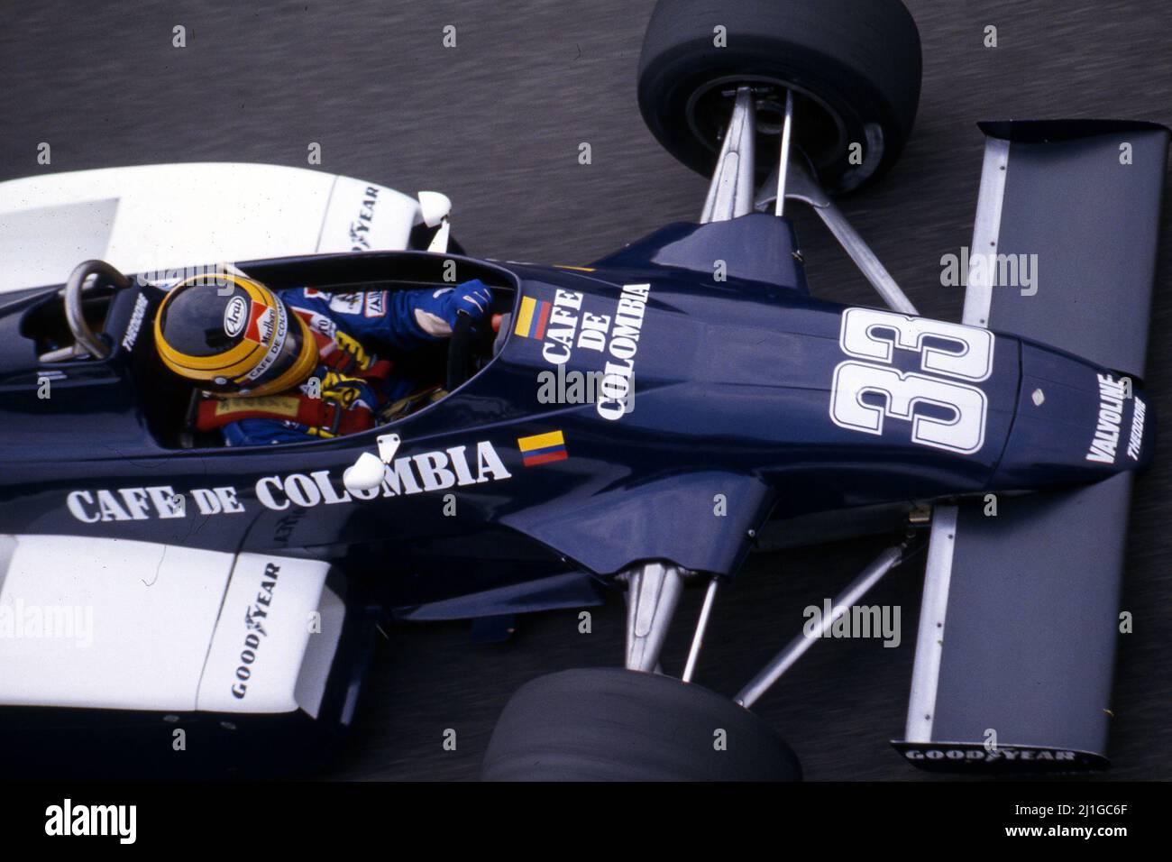 Roberto Guerrero (COL) Theodore N183 Ford Cosworth Stock Photo - Alamy