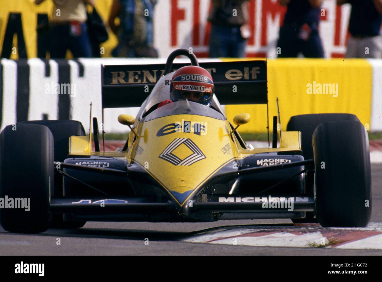 Eddie Cheever (USA) Renault RE 40 3rd position Stock Photo - Alamy