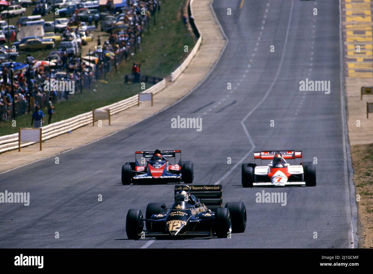 Nigel Mansell (GBR) Lotus 94T Renault Stock Photo - Alamy