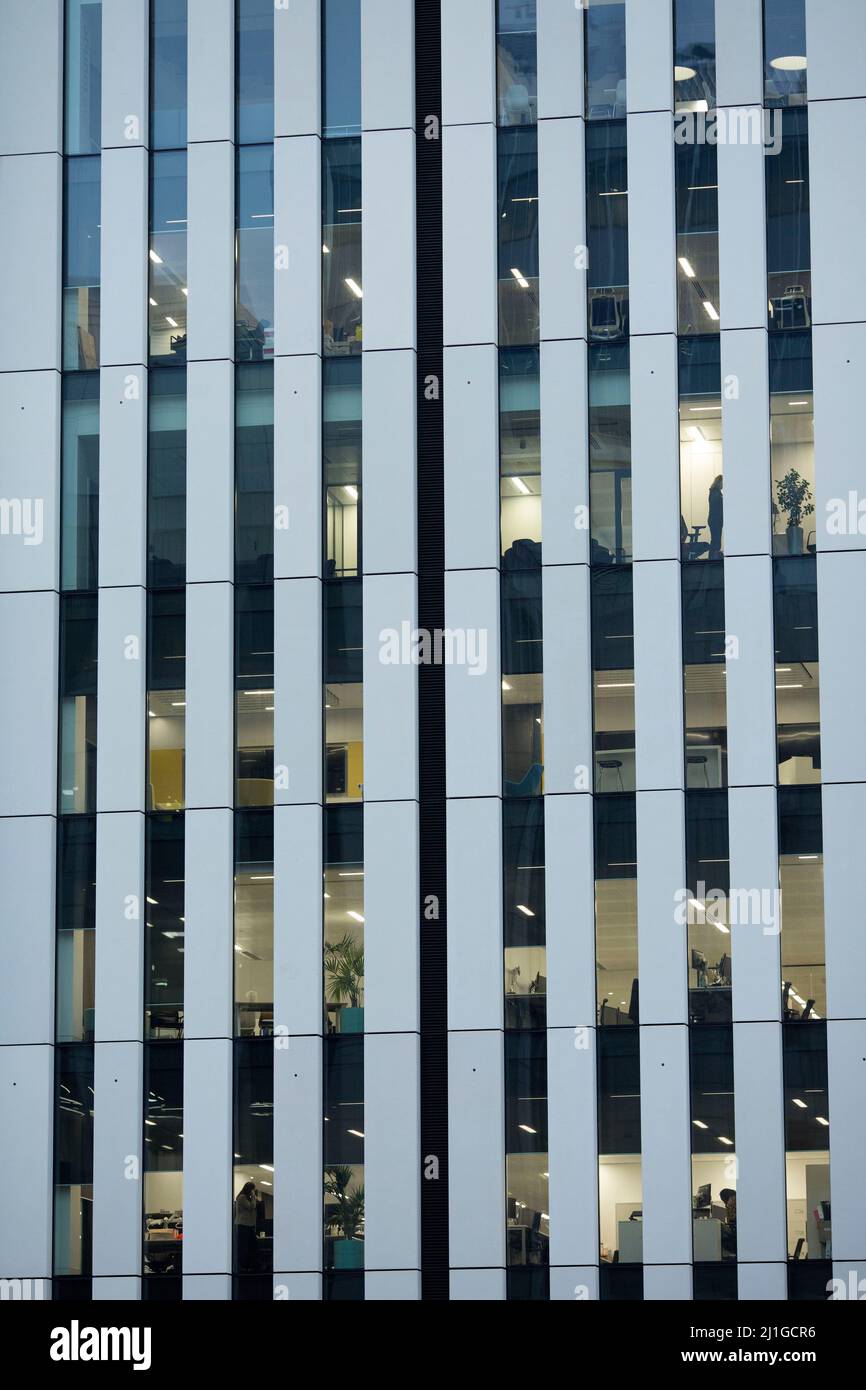 Office shadow silhouette work hi-res stock photography and images - Alamy