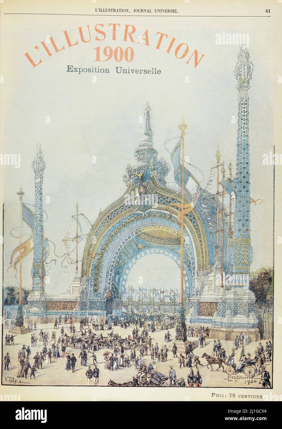 L'ILLUSTRATION, JOURNAL UNIVERSEL. Exposition Universelle 1900 - eng ...
