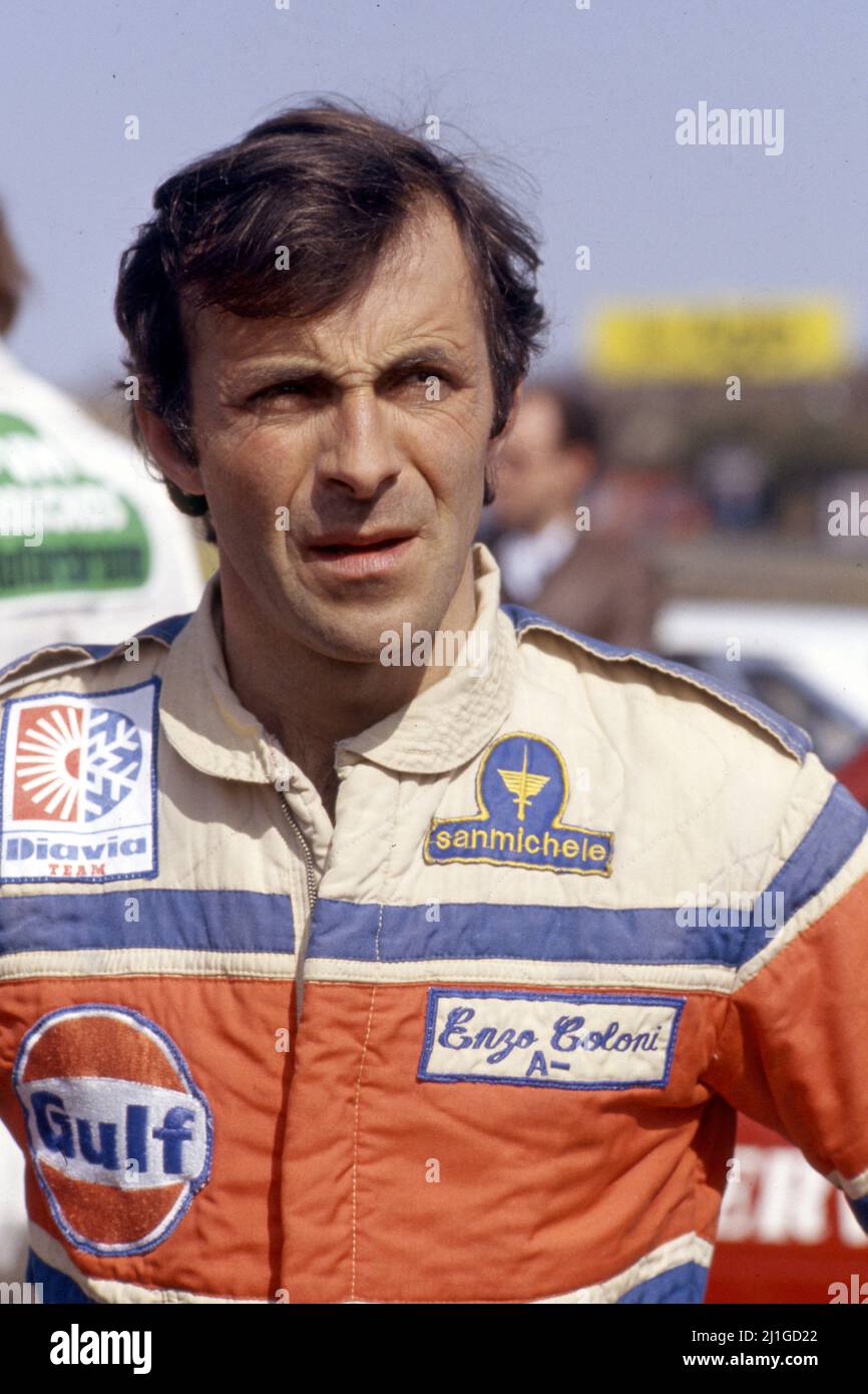 Enzo Coloni (ITA) Gulf Ralt Rt3 Alfa Romeo Novamotor Enzo Coloni Racing ...
