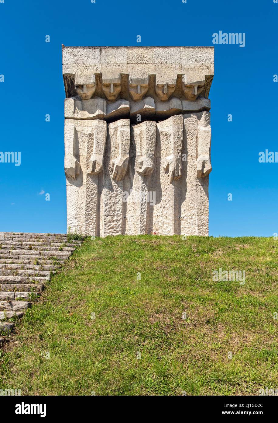 Plaszow labor and concentration camp memorial, Krakow, Poland Stock ...