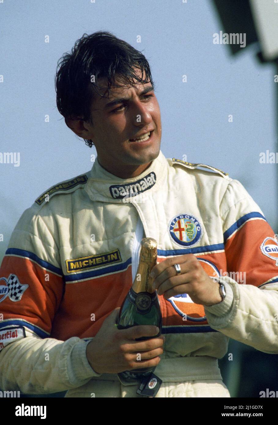 Ivan Capelli (ITA) Ralt Alfa Romeo 1st position Stock Photo - Alamy