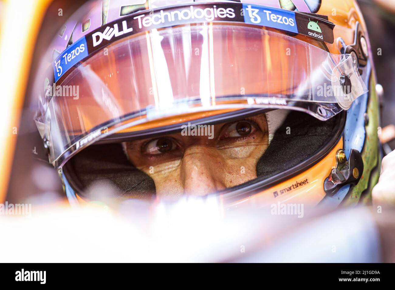 RICCIARDO Daniel (aus), McLaren F1 Team MCL36, portrait during the ...