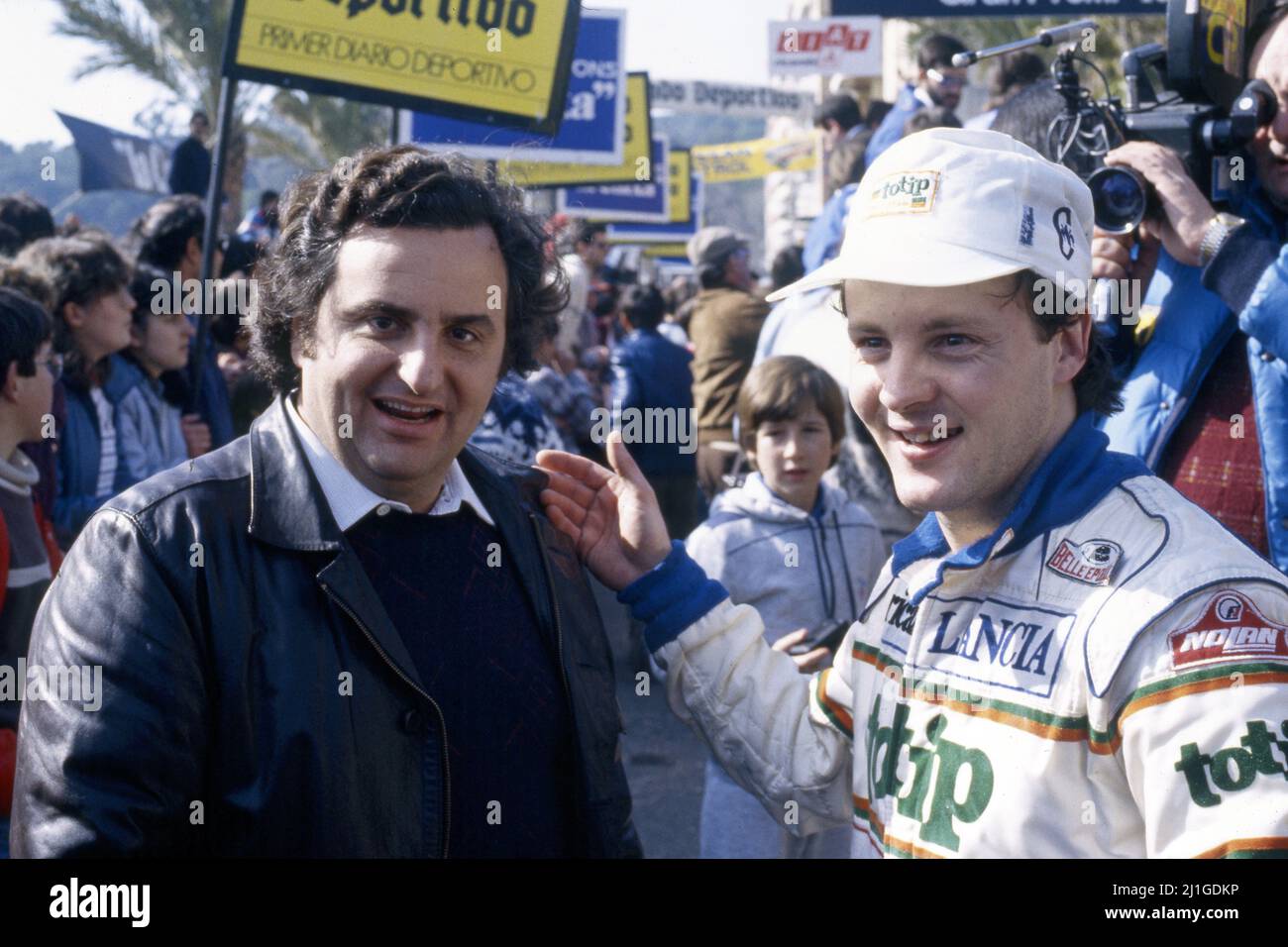 Massimo Miki Biasion (ITA) Jolly Club Totip and Roberto Angiolini Stock Photo - Alamy