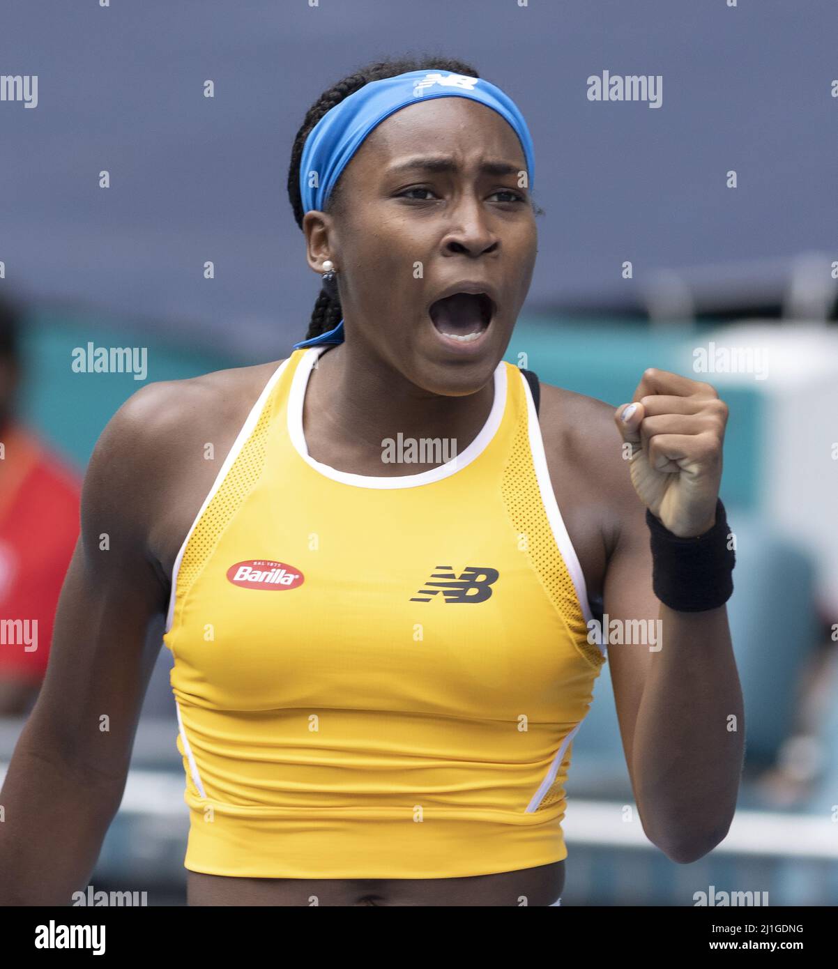 Miami Gardens, United States. 25th Mar, 2022. Cori Gauff from the USA ...