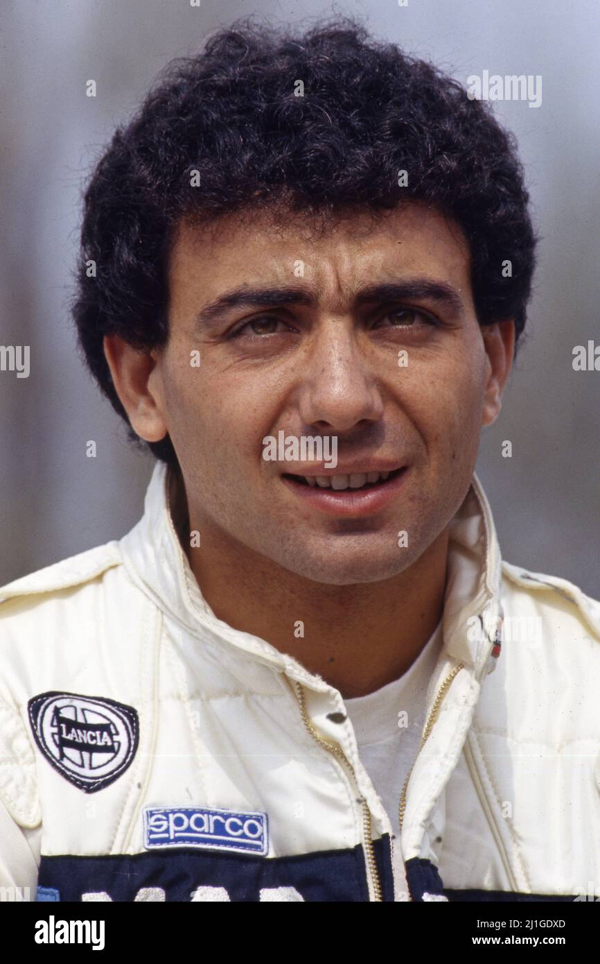 Michele Alboreto (ITA) Lancia Martini Stock Photo - Alamy