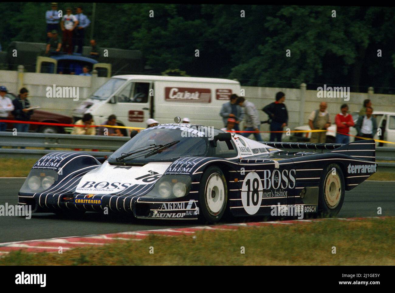 Axel Plankenhorn (GER) Desire Wilson (ZA) Jurgen Lassig (GER) Porsche ...