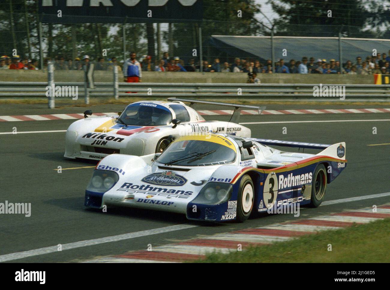 Vern Schuppan (AUS) Hurley Haywood (USA) Al Holbert (USA) Porsche 956 ...