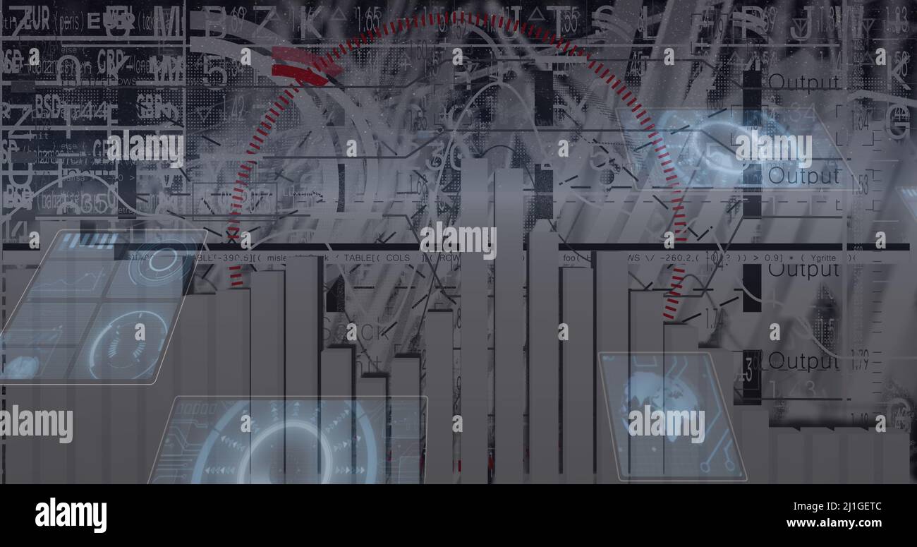 Image of scopes scanning and digital data processing Stock Photo - Alamy