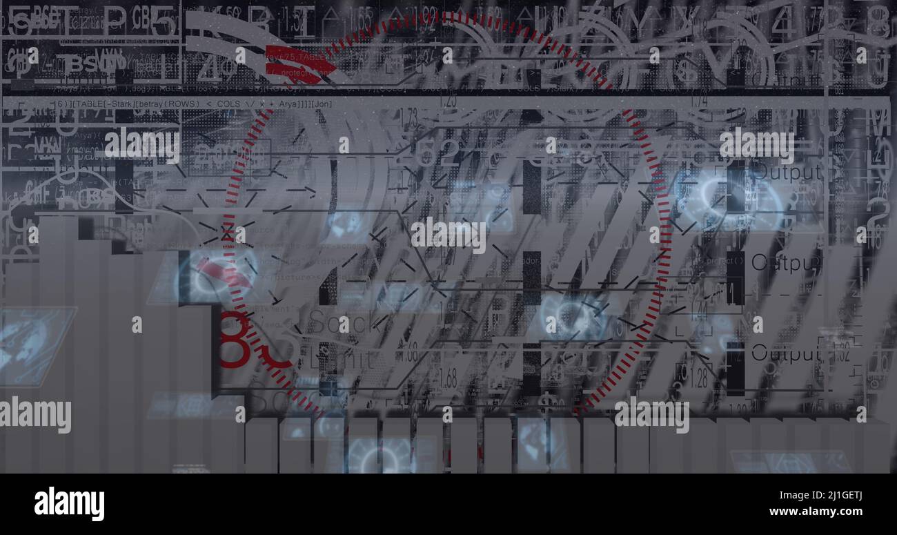 Image of scopes scanning and digital data processing Stock Photo - Alamy