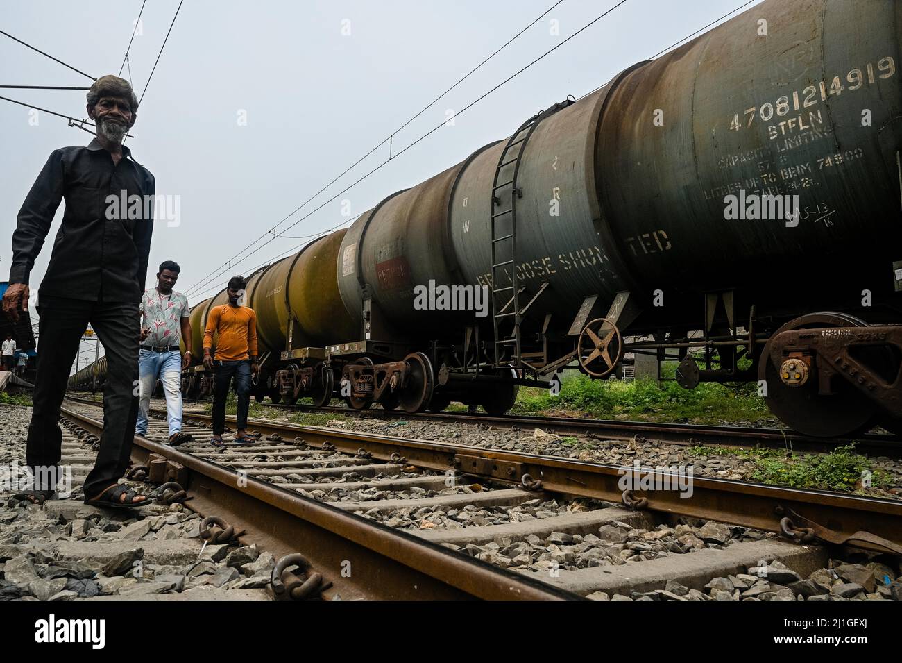 Tanker train india hi-res stock photography and images - Alamy