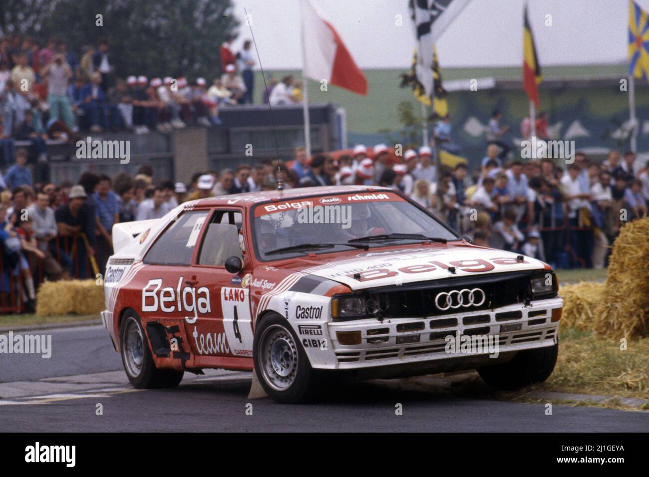 Marc Duez (BEL) Willy Lux (BEL) Audi Quattro GrB Audi Sport Belga Team ...