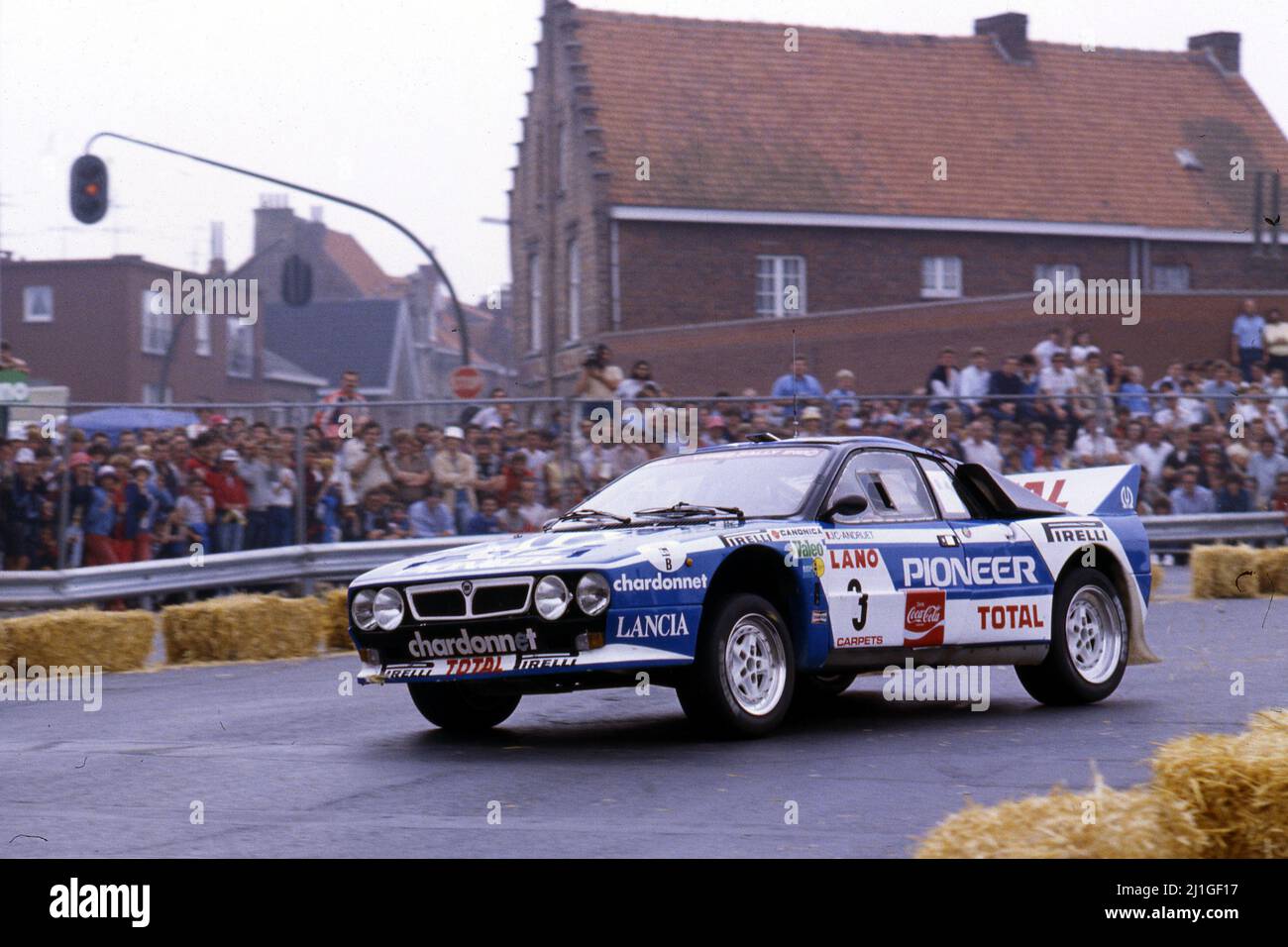 Jean Claude Andruet (FRA) Francoise Sappey (FRA) Lancia Rally 037 GrB ...