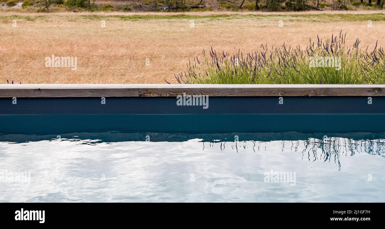 A wallpaper of swimming pool and nature Stock Photo - Alamy