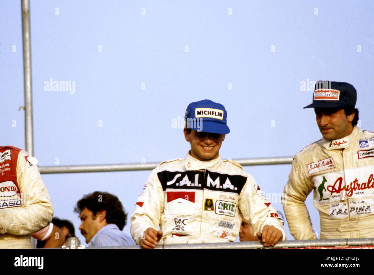 Pierluigi Martini (ITA) Minardi M283 Bmw Minardi Team 2nd position ...