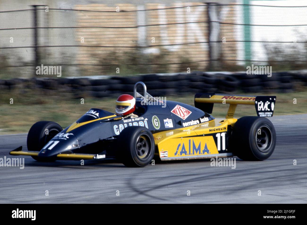 Pierluigi Martini (ITA) Minardi M283 Bmw Minardi Team 2nd position ...