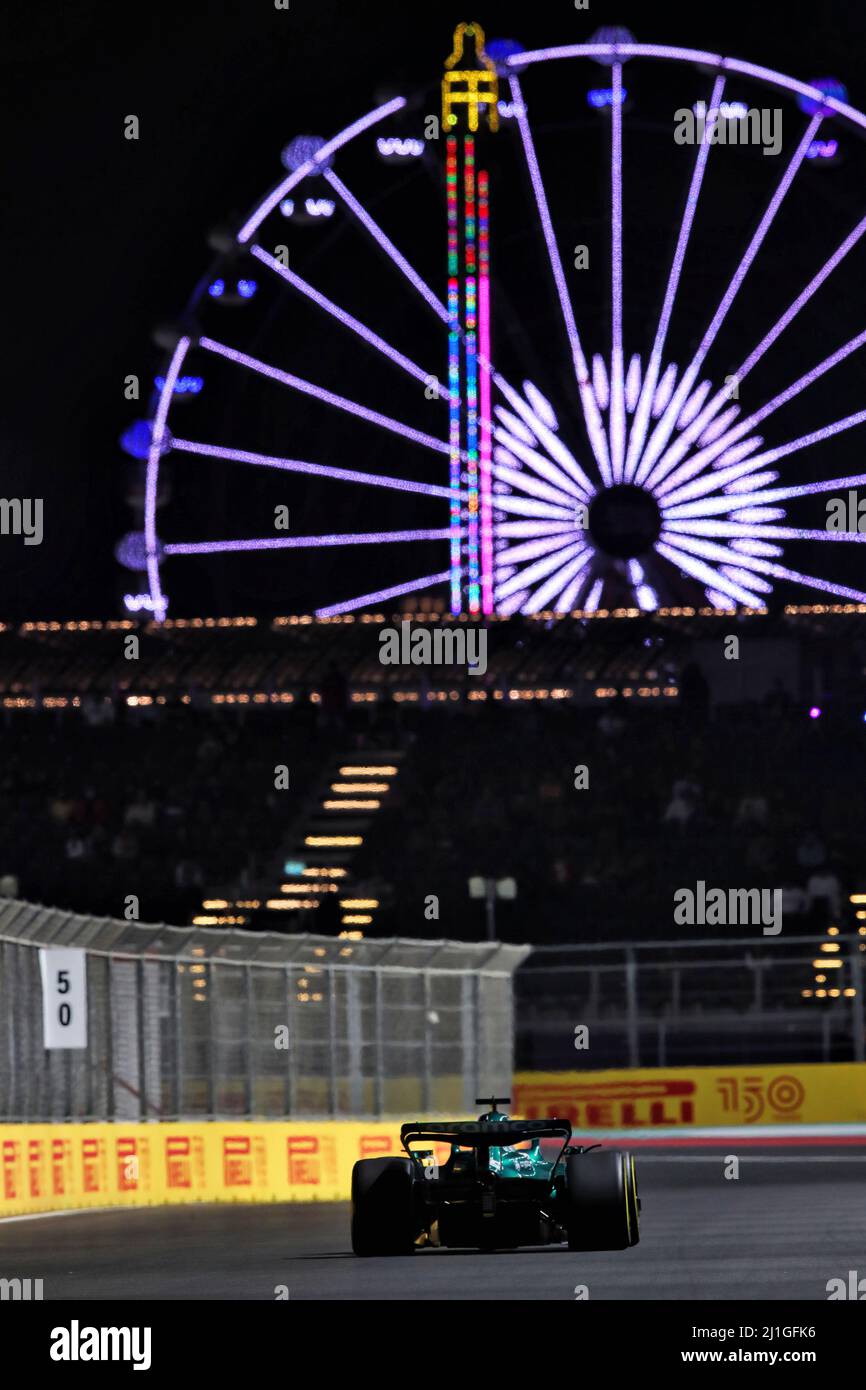 Jeddah, Saudi Arabia. 25th Mar, 2022. Lance Stroll (CDN) Aston Martin ...