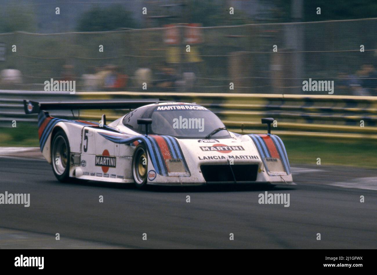Alessandro Nannini (ITA) Beppe Gabbiani (ITA) Lancia Lc2 GrC Martini ...