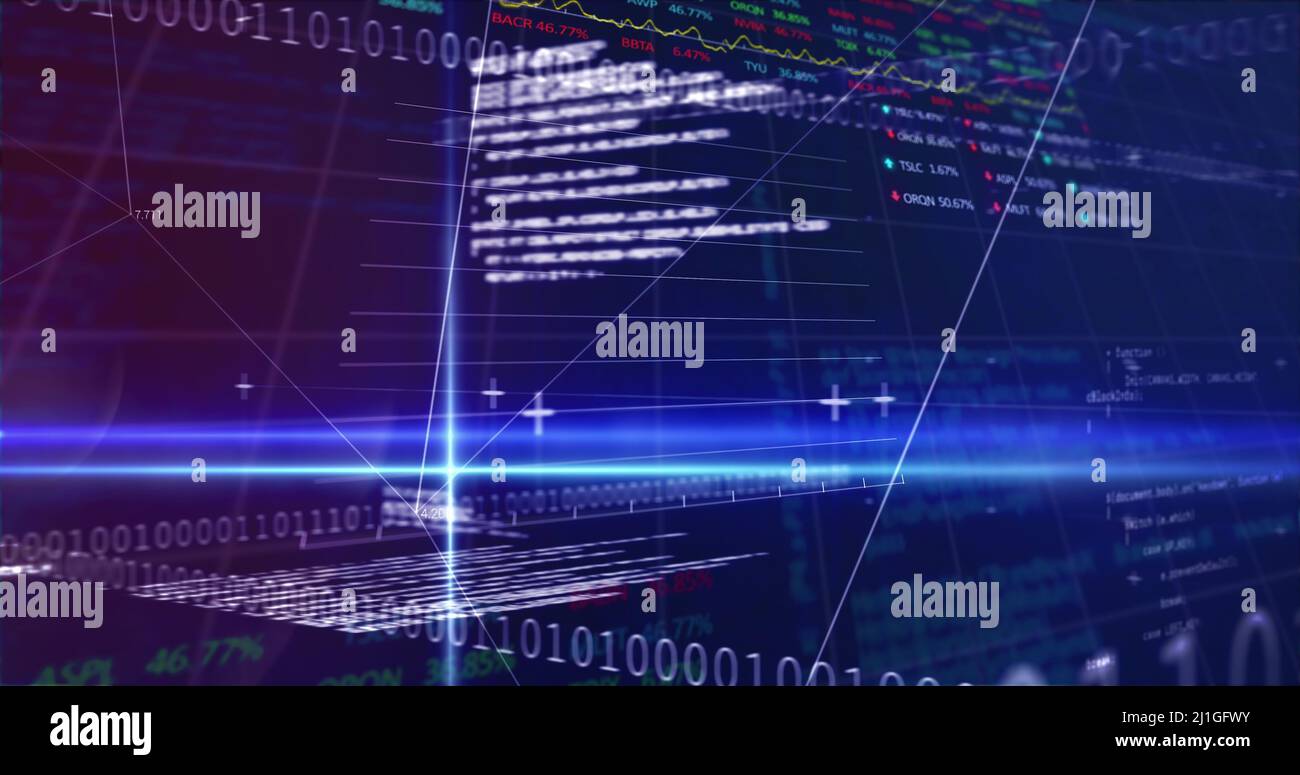 Image Of Financial Data Processing An Binary Coding Over Grid Stock 6769