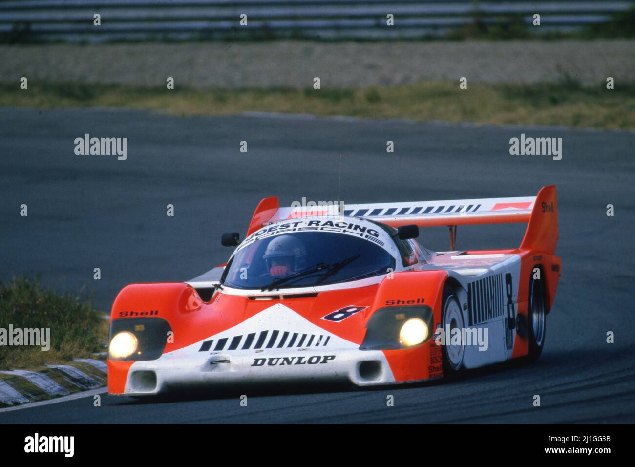 Bob Wollek (FRA) Stefan Johansson (SWE) Porsche 956 GrC Joest Racing ...