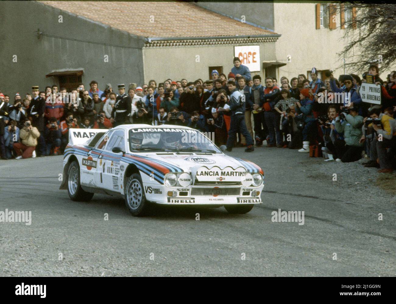 Walter Rohrl (GER) Christian Geistdorfer (GER) Lancia Rally 037 GrB ...
