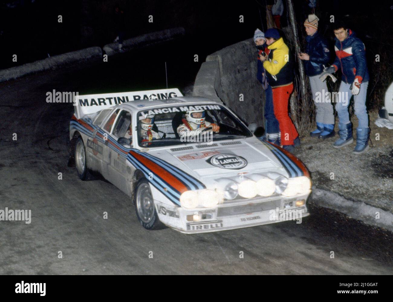 Walter Rohrl (GER) Christian Geistdorfer (GER) Lancia Rally 037 GrB ...