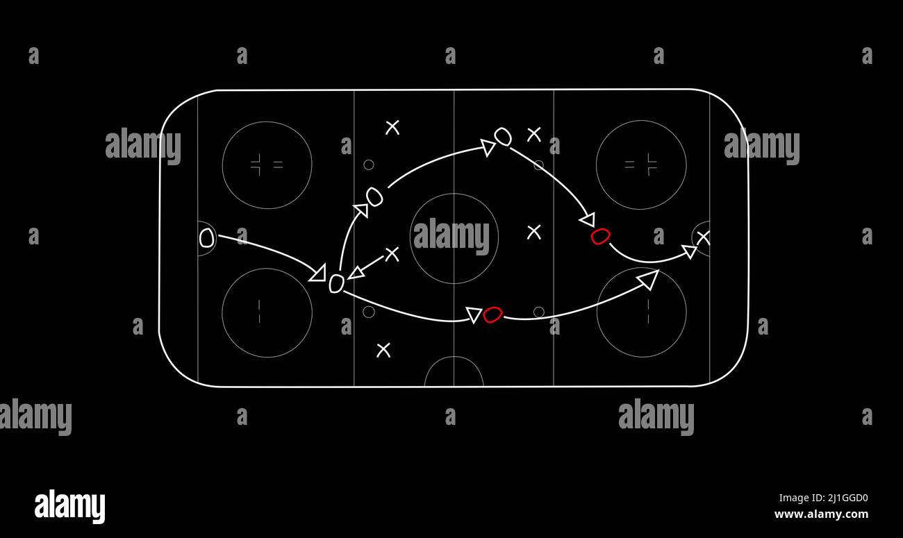 Image of game plan on blackboard Stock Photo - Alamy