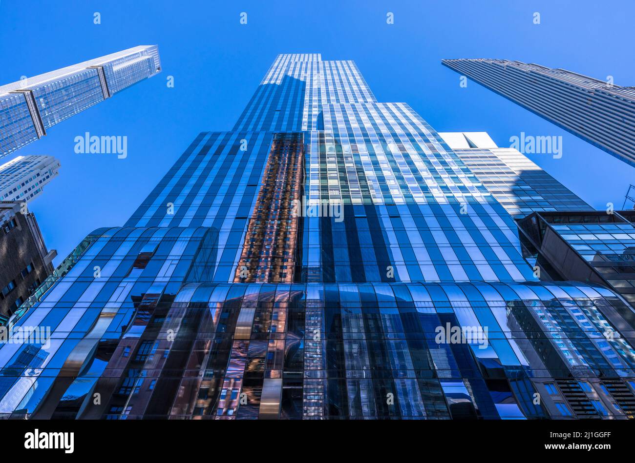 Ultra luxury high-rise residential buildings stand in the Billionaires ...