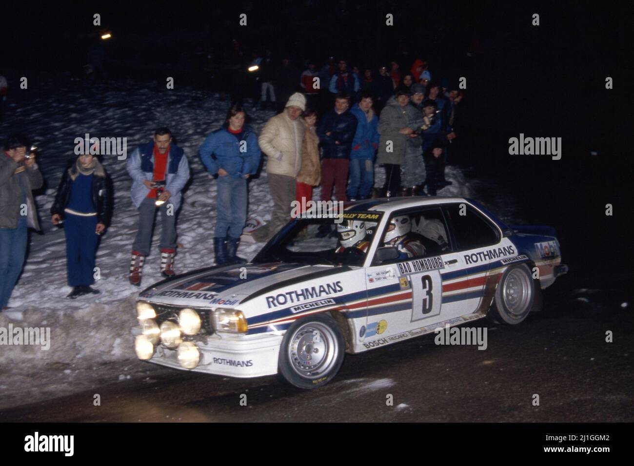 Ari Vatanen (FIN) Terry Harryman (GBR) Opel Ascona 400 GrB Rothmans ...