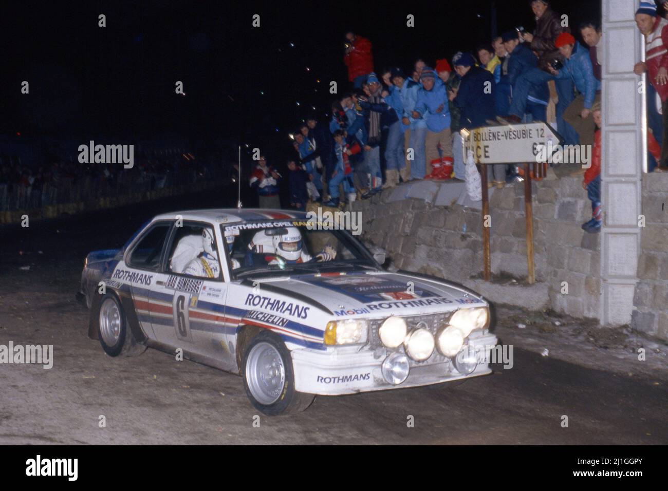 Henri Toivonen (FIN) Fred Gallagher (GBR) Opel Ascona 400 GrB Rothmans ...