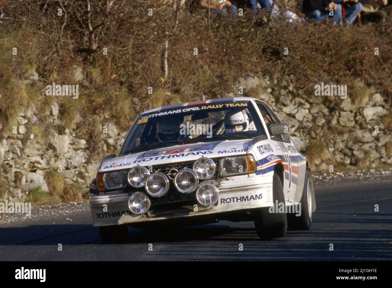 Henri Toivonen (FIN) Fred Gallagher (GBR) Opel Ascona 400 GrB Rothmans ...