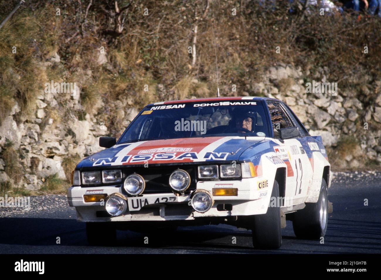 Timo Salonen (FIN) Seppo Harjanne (FIN) Nissan 240 RS GrB Team Nissan ...