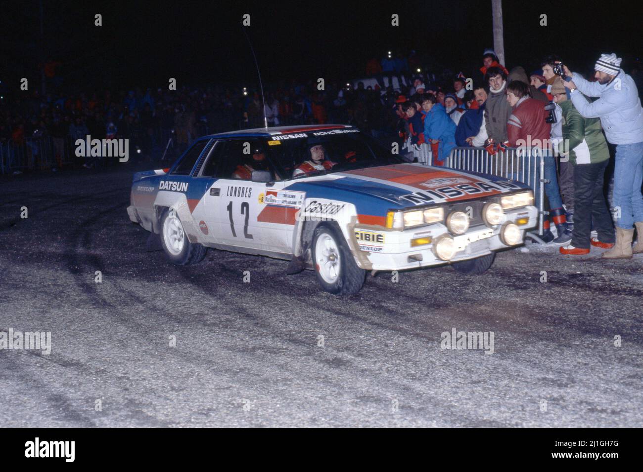 Timo Salonen (FIN) Seppo Harjanne (FIN) Nissan 240 RS GrB Team Nissan ...